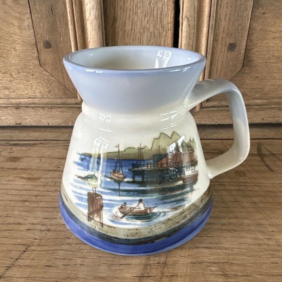 Otagiri | Dining | Vintage Otagiri No Spill Coffee Mug Boat Sea Harbor ...